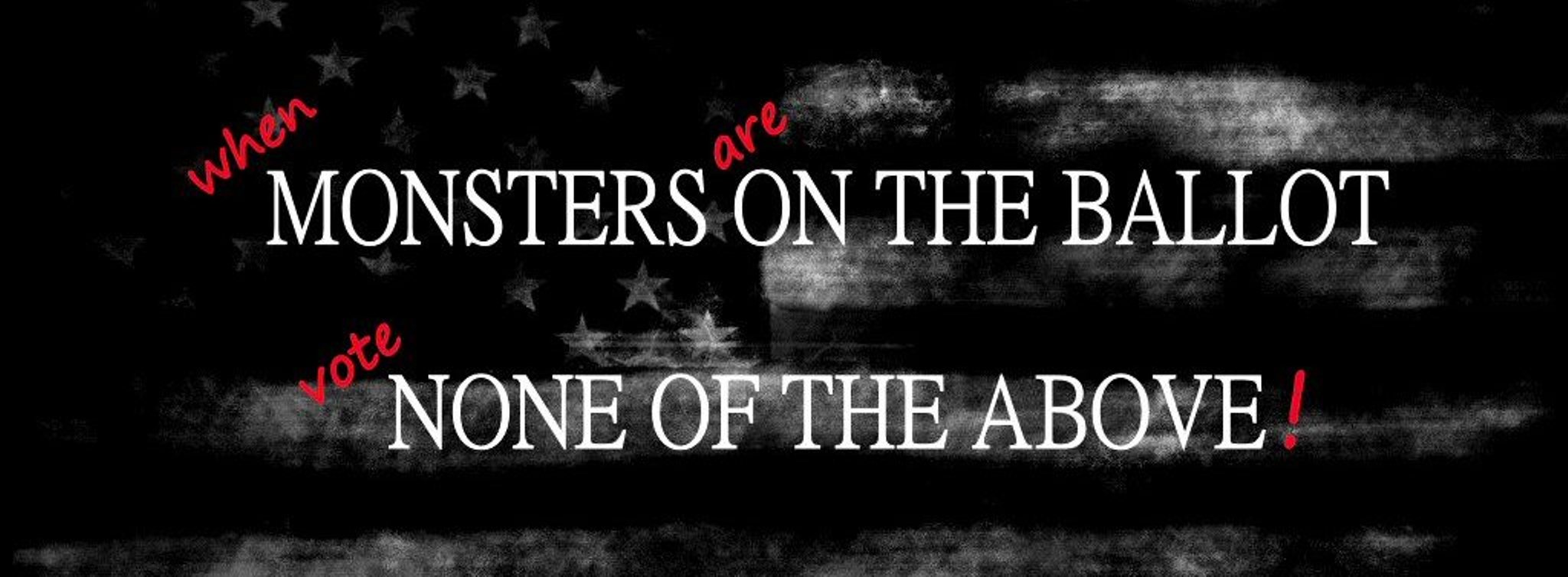 monsters on the ballot 3rd party candidates